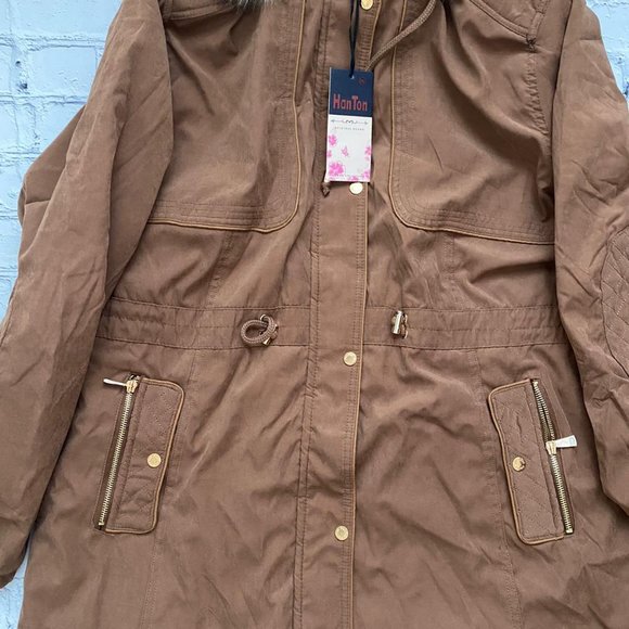 HanTon | Jackets & Coats | Hanton Womens Sherpa Lined Military Style ...